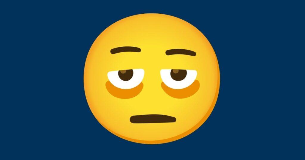 Emoji “Rosto Com Olheiras” é eleito o mais representativo de 2025 no ...
